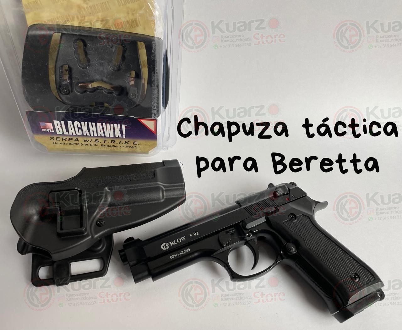 CHAPUZA HOLSTER TACTICO PARA PRIETO BERETTA » Kuarzo Store