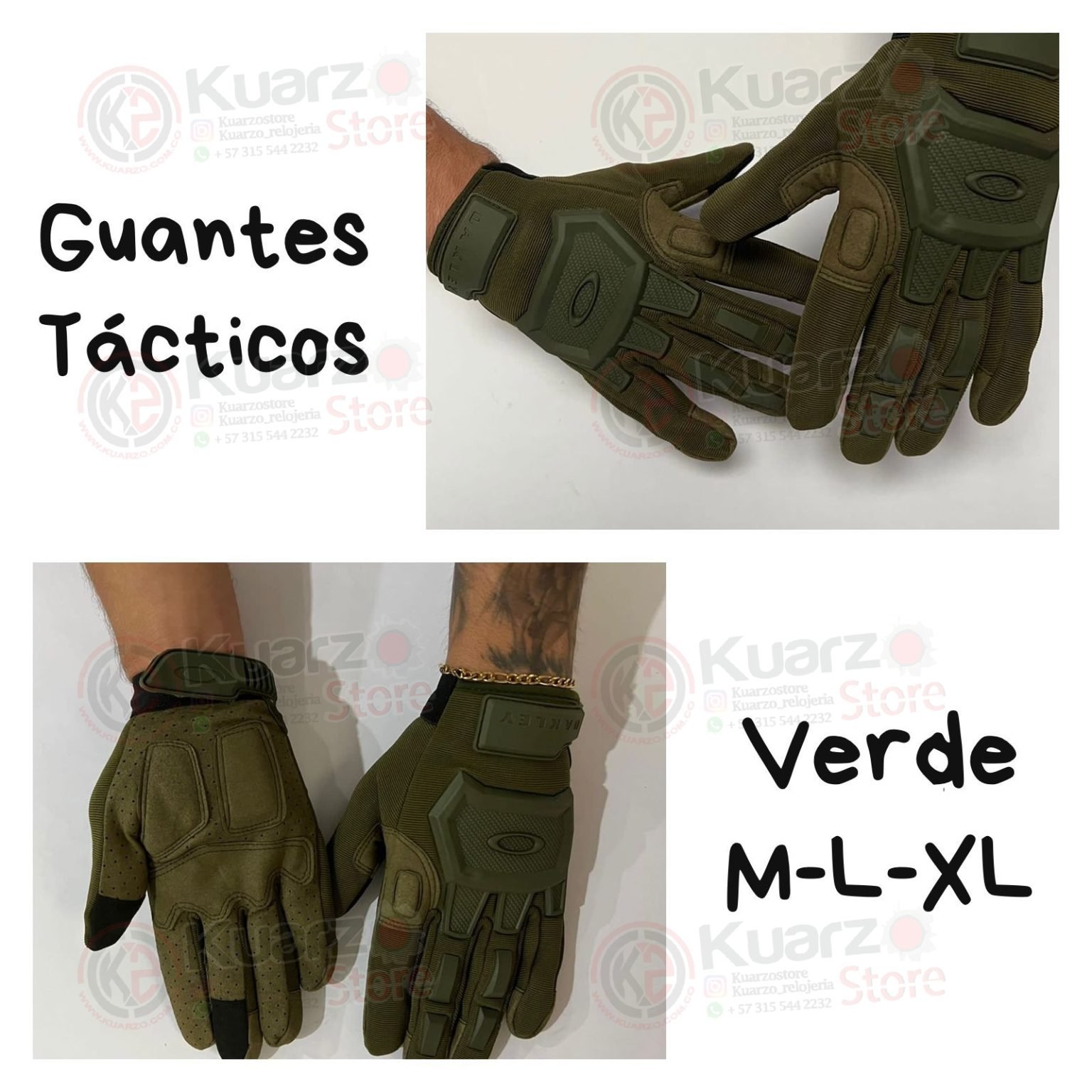GUANTES TACTICOS VERDES » Kuarzo Store: Venta de Armas Traumáticas y ...